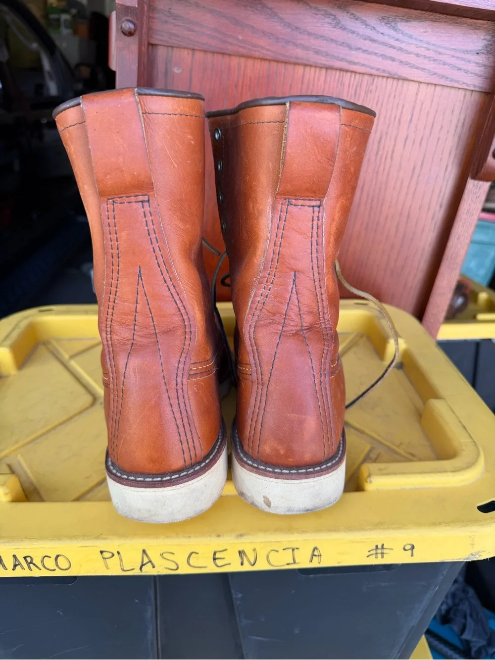 Red Wing Shoes | Shoes | Red Wing Shoes Brown Leather Moc Toe Laceup ...